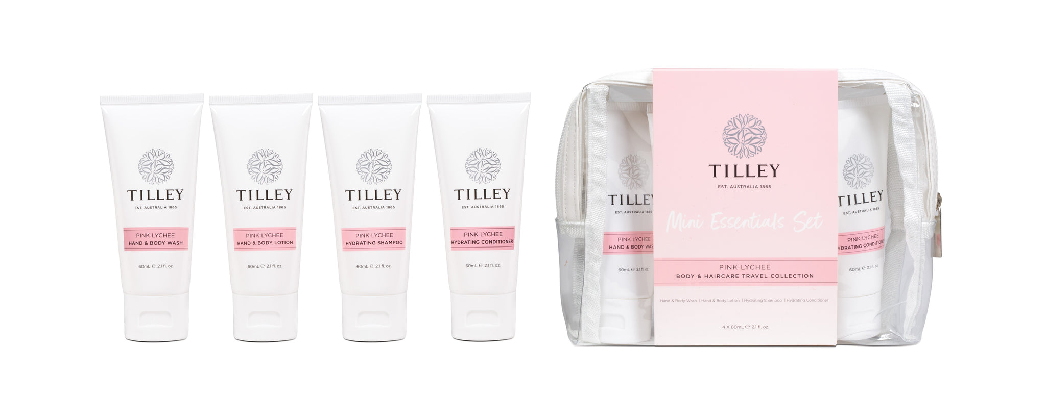 Pink Lychee Travel Set | Tilley Soap Australia | Tilley Soaps