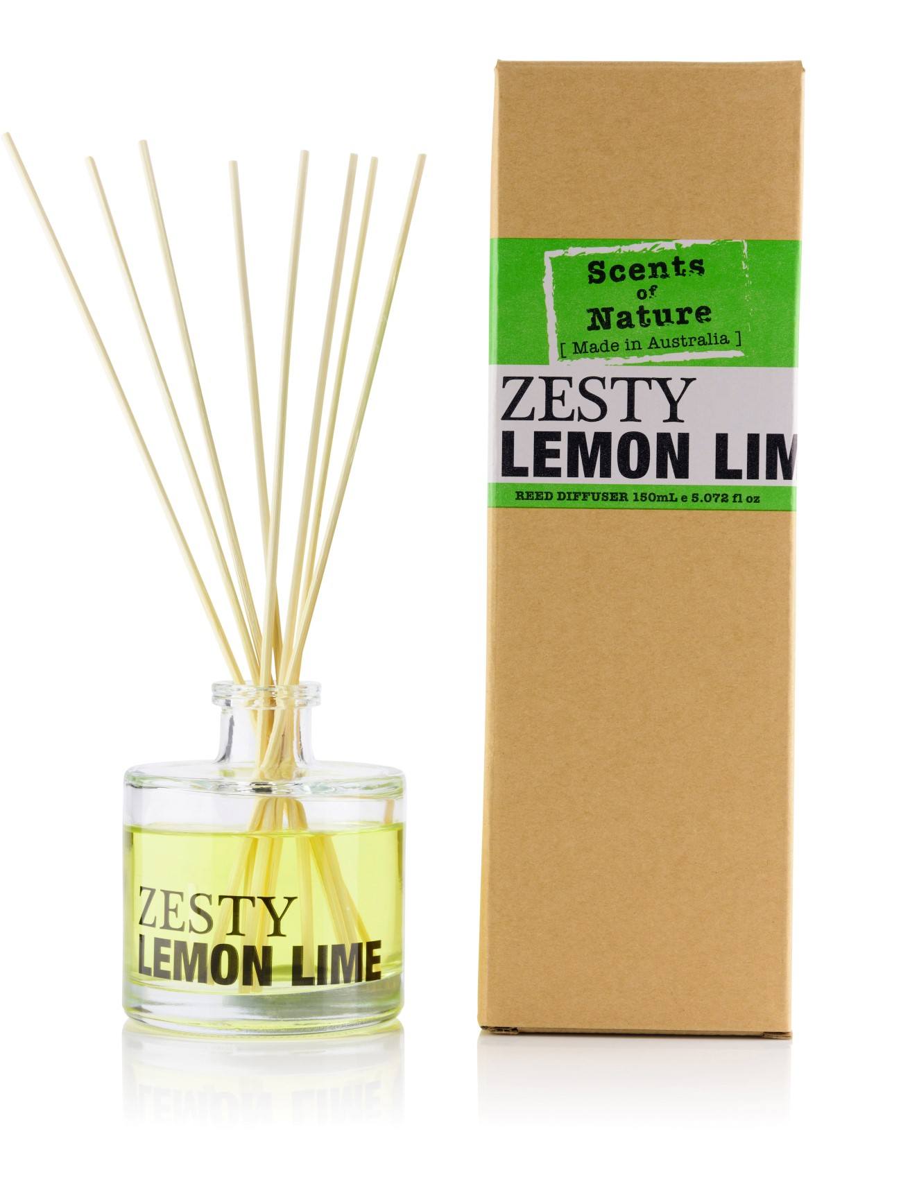 Zesty Lemon Lime Reed Diffuser | Reed Diffuser | Tilley Soaps